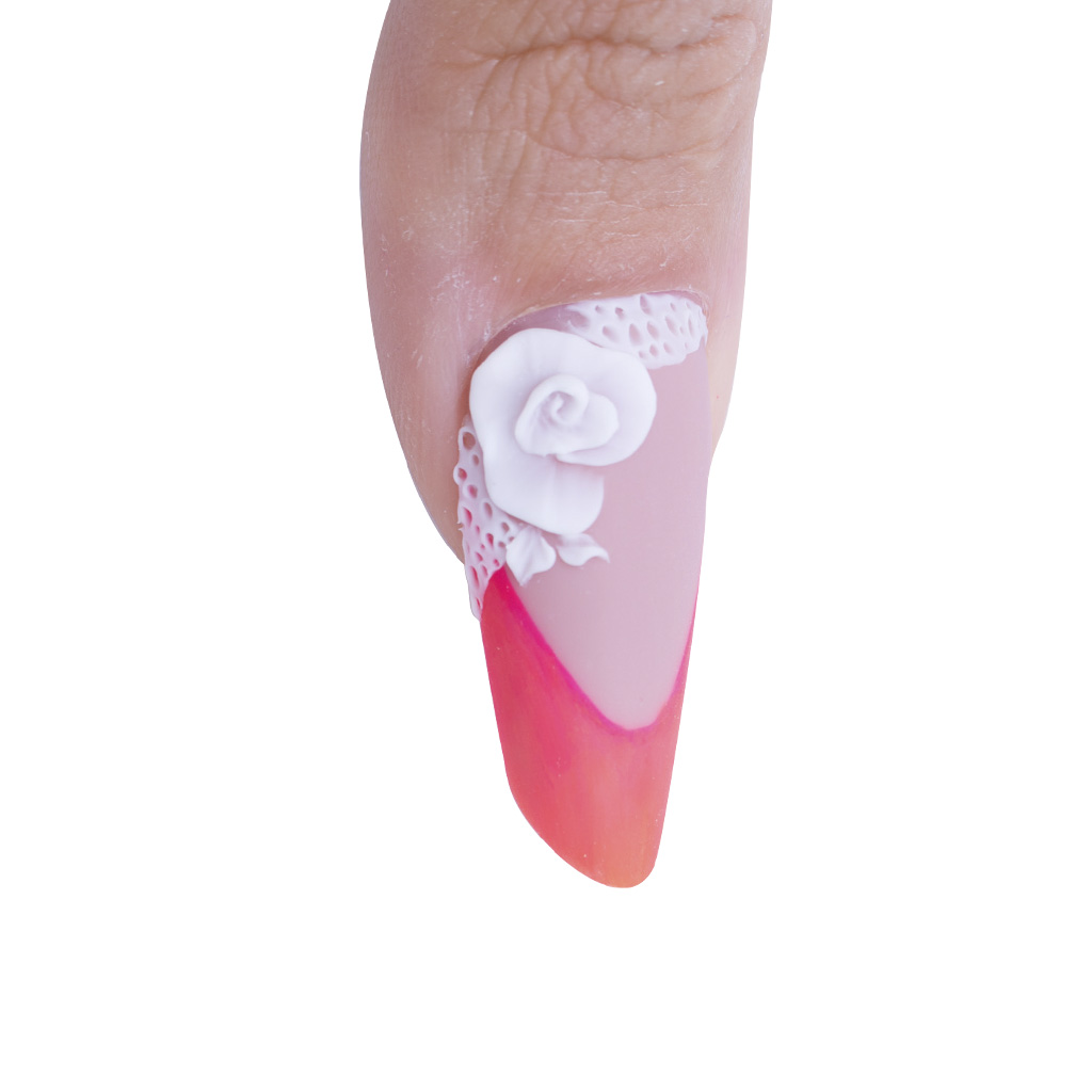 Migdala ruseasca cu design gel plastilina - NailShop.ro